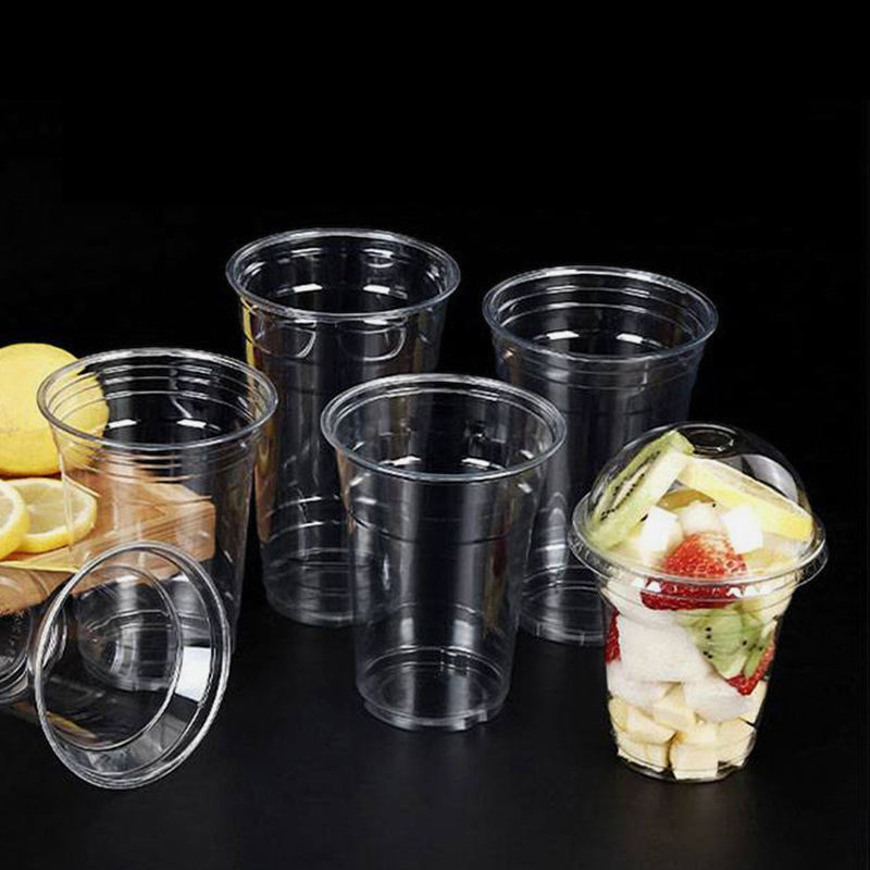 Custom 8oz Clear Ice Cream Plastic Cup