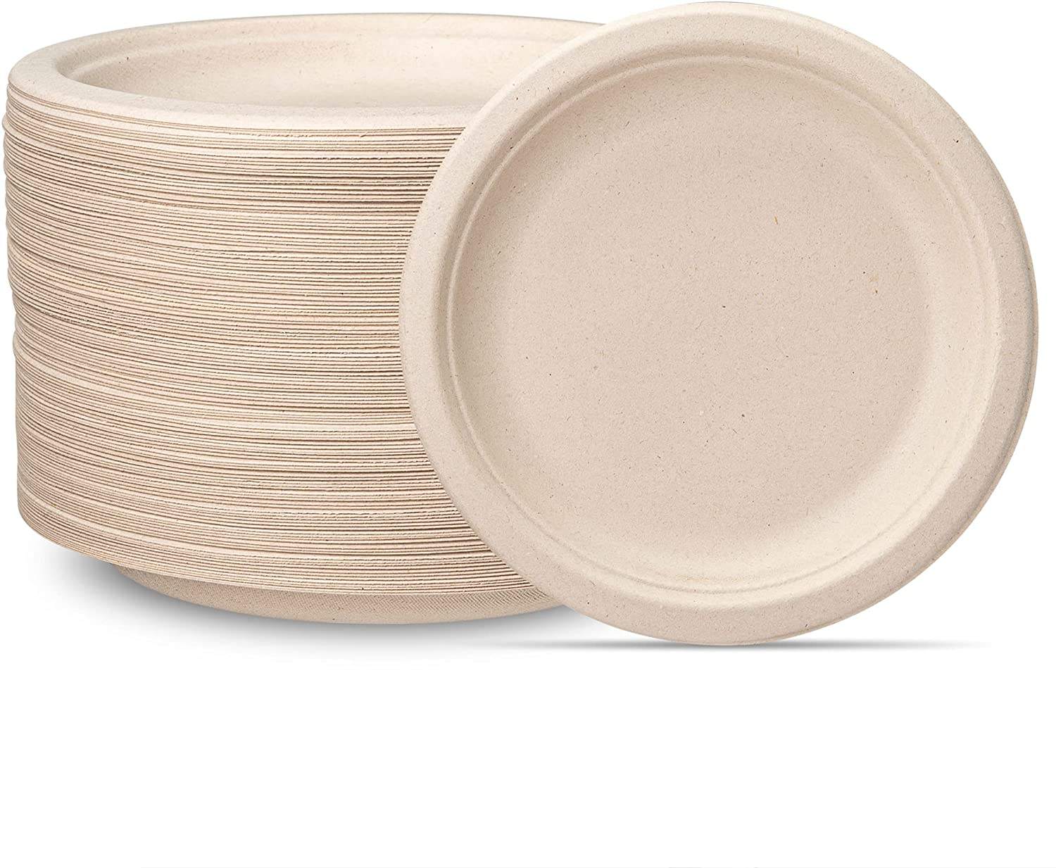 Eco-friendly Disposable Sugarcane Paper Plates